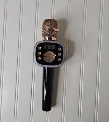 Singing Machine Karaoke Mic 2.0 Wireless & Bluetooth Microphone- Black ...