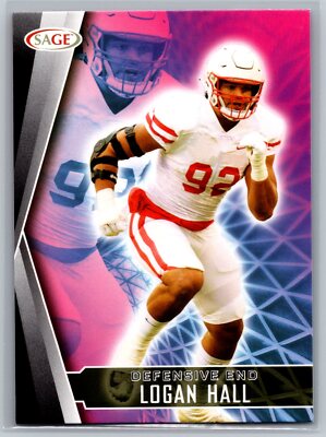 2022 SAGE HIT Football #127 Logan Hall RC Houston Cougars | eBay