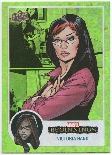 2022 Marvel Beginnings "GREEN RAINBOW MIRROR WORLD" #159...VICTORIA ...