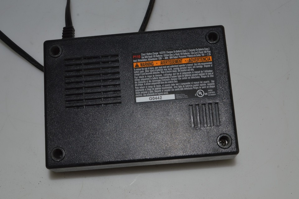 RYOBI CHARGEPLUS+ 18 V P110 CLASS 2 BATTERY CHARGER (ELE93) | eBay UK