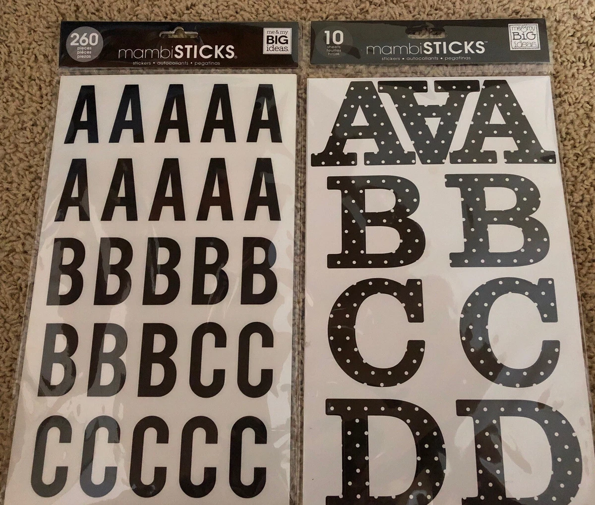 Mambi Sticker Letters