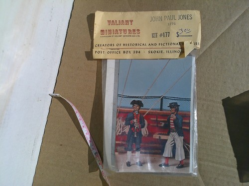 Valiant Miniature 177, John Paul Jones 1776 Captain US Navy, kit lead ...