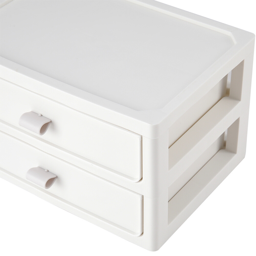 Small Desktop Storage Drawers Unit Shelf 2/3/4 Drawer Organizer for ...