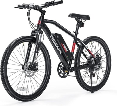 MICLON Cybertrack 300 27.5" E-Bike, 2X Faster Charge, 500W Ebike, 20MPH ...