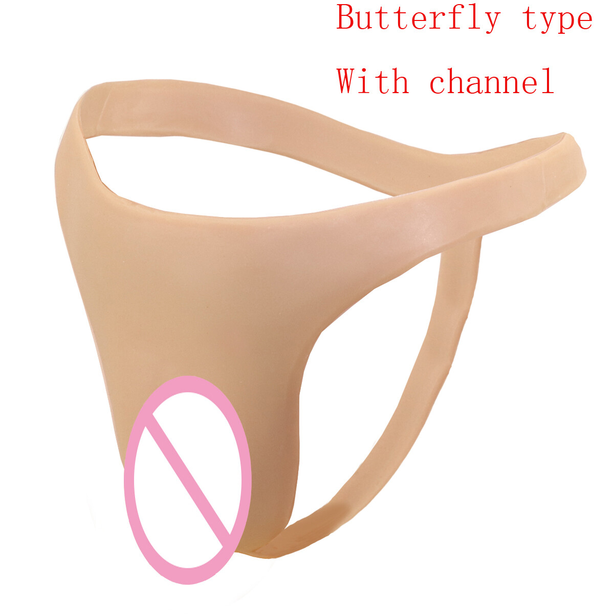 Insert Fake Vagina Camel Toe GAFF CONTROL PANTY Silicone Crossdresser ...