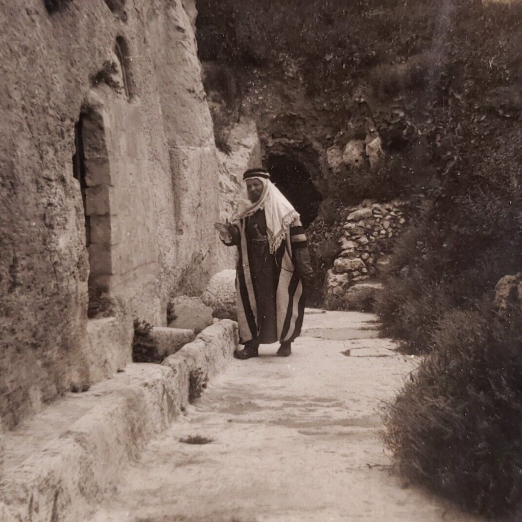 Jerusalem Garden Tomb Jesus Stereoview 1920s Palestine Keystone Israel ...