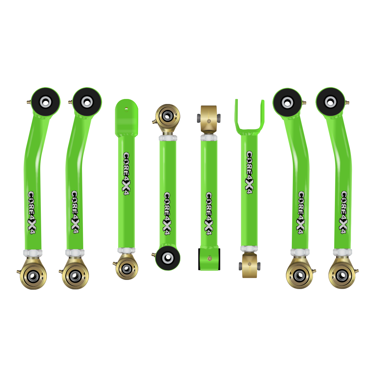 CORE 4X4 8pc Adjustable Control Arm Set Fits Jeep Wrangler TJ-LJ 1997 ...