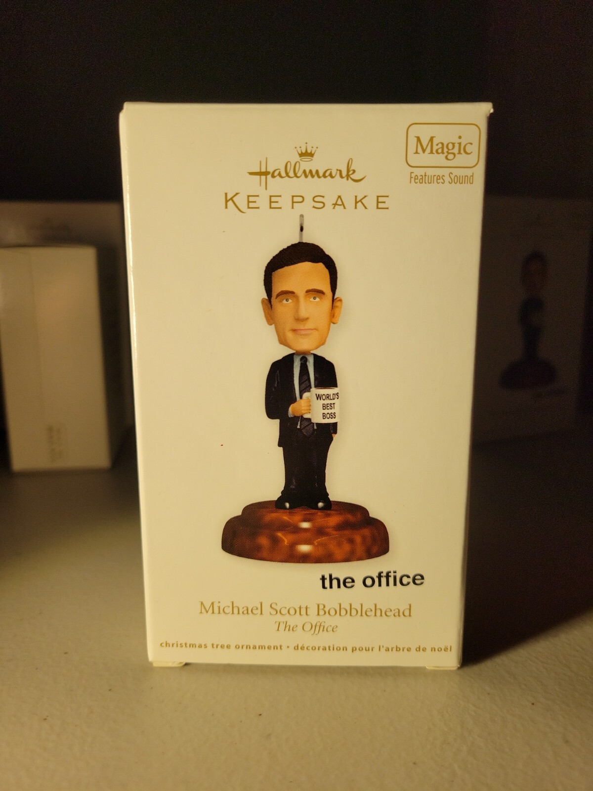 Michael Scott Bobblehead 2011 The Office Hallmark Ornament QXI2869 for ...