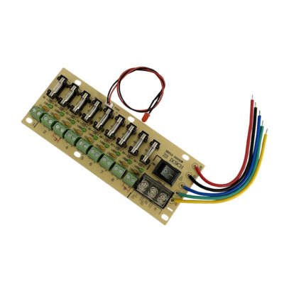12V DC power distribution 9-way PCB board terminal block for LED switch ...