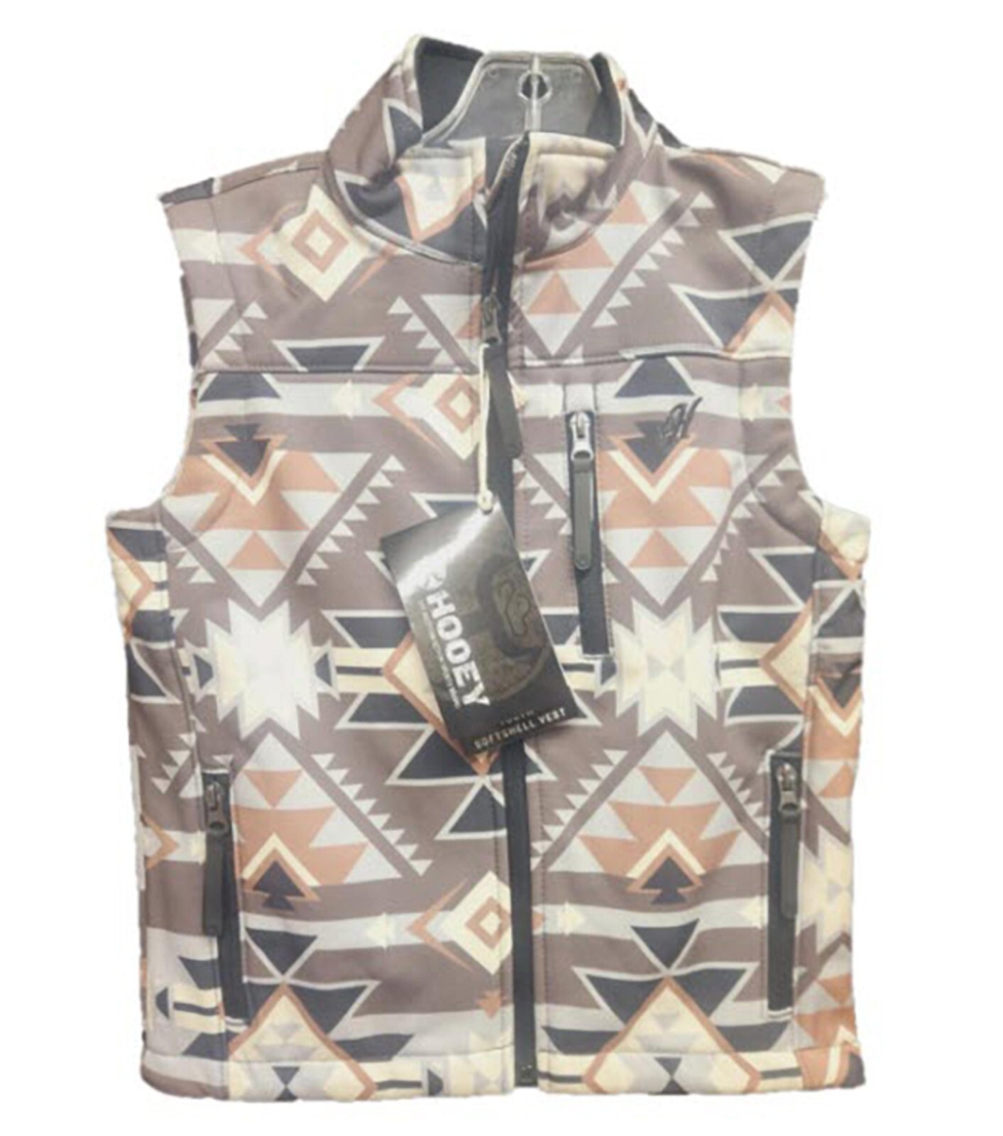 Hooey Aztec Men's Softshell Vest - HV109AZGY | eBay