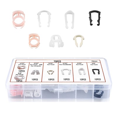 70* Fuel Line Retainer Clip Assortment Connections For Ford Car ...