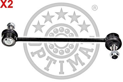OPTIMAL 2x Link Stabilizer Front Steel For HYUNDAI Tucson KIA 04-12 ...