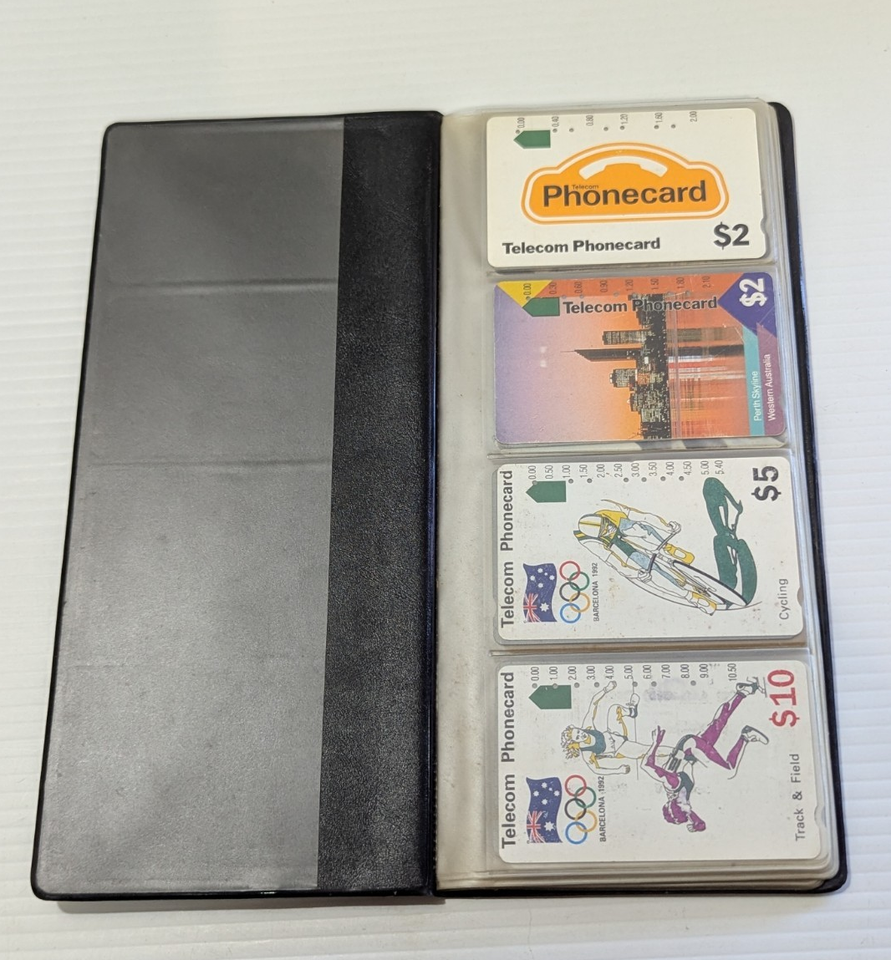 38 x Vintage Telecom & Telstra Phone card Phonecards RARE in Binder | eBay