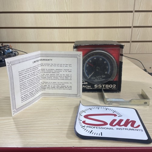 1970’s NOS Sun Super Tach 8000 Rpm Sst802 NIB. (Please Read) | eBay