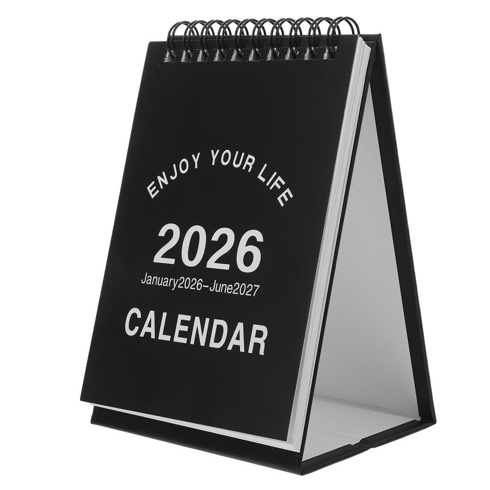 Small Standing Calendar 2026 Mini Monthly Planner for Home Office Desk ...