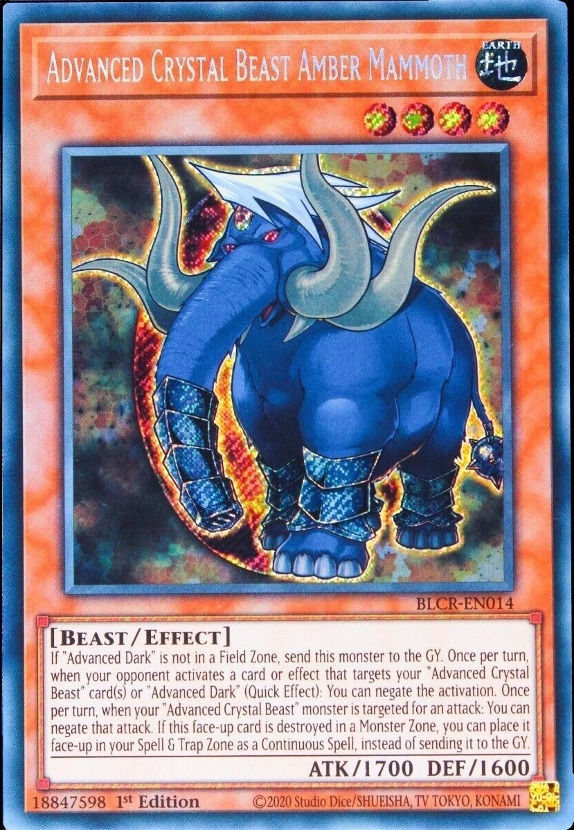 Advanced Crystal Beast Amber Mammoth BLCR-EN014 | eBay