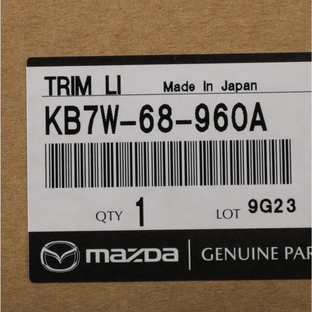 OEM 2017-2019 Mazda Cx5 Grand Touring Lift-gate Trim Rear Lower Kb7w-68 ...