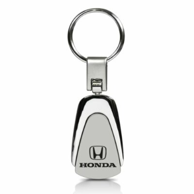 Honda Logo Chrome Metal Tear Drop Key Chain Key-ring Keychain | eBay