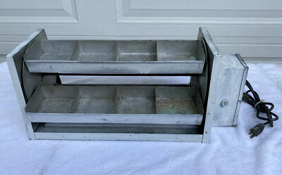 Vintage Electric Industrial Rotating Hardware Parts Carousel Bin Tested ...