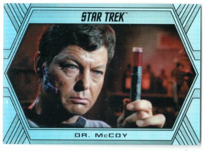 STAR TREK INFLEXIONS STARFLEET'S FINEST HOLOFOIL BASE PARALLEL #8 MCCOY ...