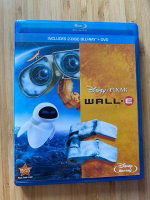 Wall-E Blu-ray/DVD, 2011, 2-Disc Set Disney Pixar Blu Ray 786936810950 ...