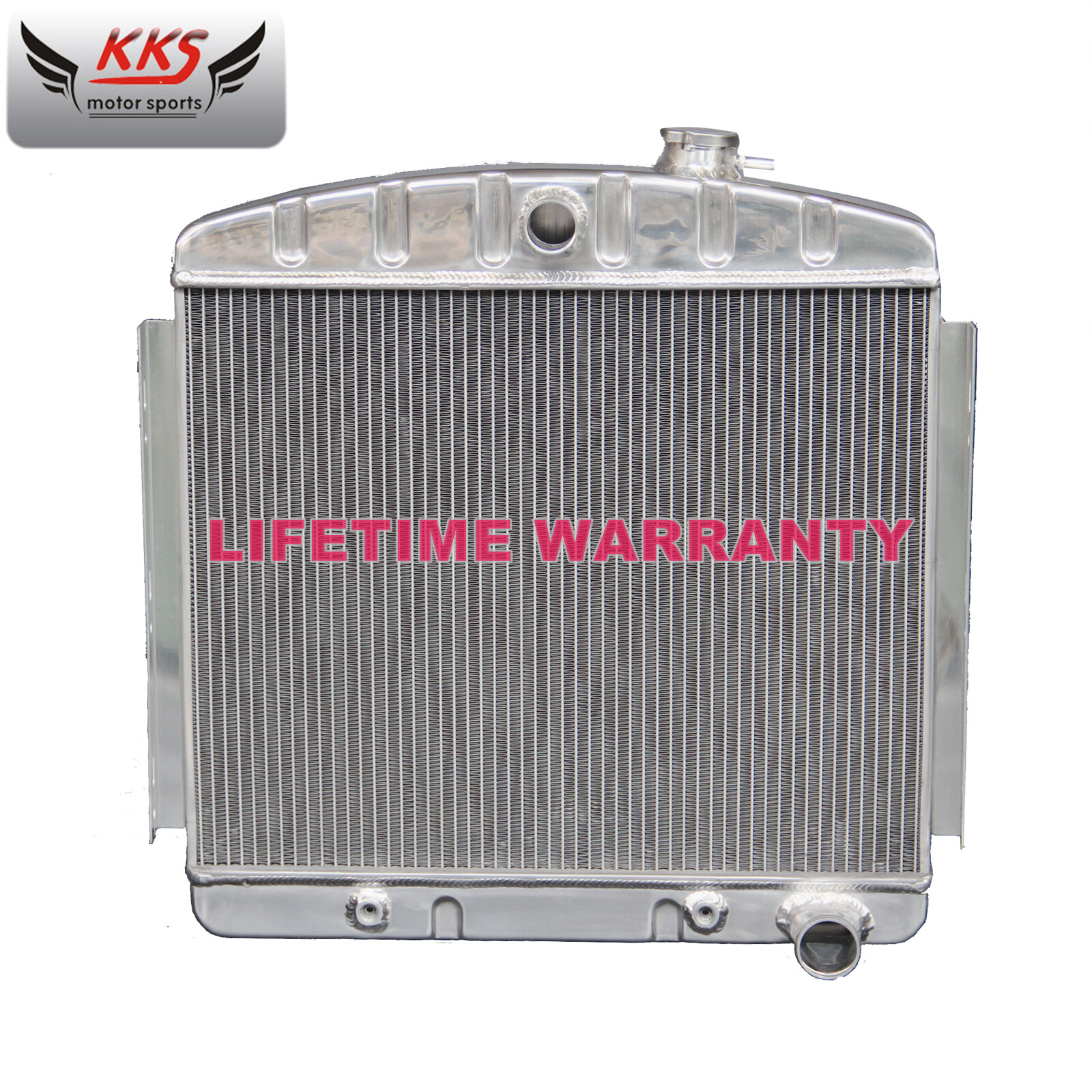 KKS 3 ROW ALUMINUM RADIATOR FOR 55 56 57 Chevy Bel Air 150 210 Del Ray ...