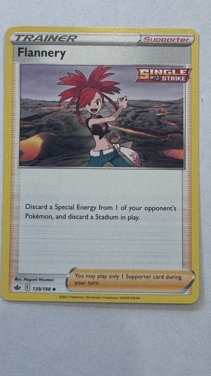 Trainer - Flannery - 139/198 - Chilling Reign - Pokémon TCG - 2021 - NM ...