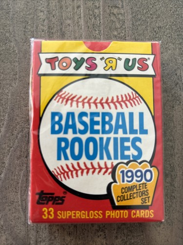 SEALED Toys R US 1990 Baseball Rookies 33 Card Collectors Set Ken ...
