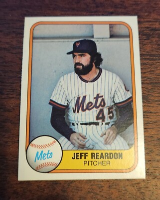 1981 Fleer Jeff Reardon Rookie New York Mets #335 | eBay