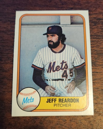 1981 Fleer Jeff Reardon Rookie New York Mets #335 | eBay