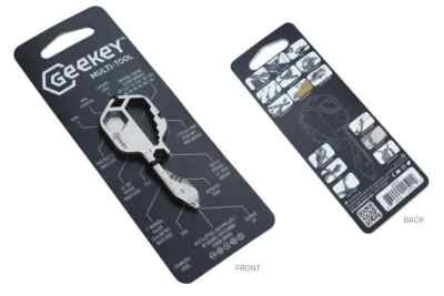 Geekey Multi-tool, THE Original Stainless Steel Key shaped EDC Tool ...