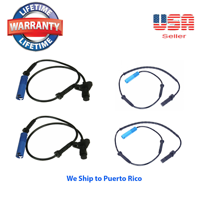 4 ABS Wheel Speed Sensor Front & Rear - Left / Right For 525I 528I 530I ...