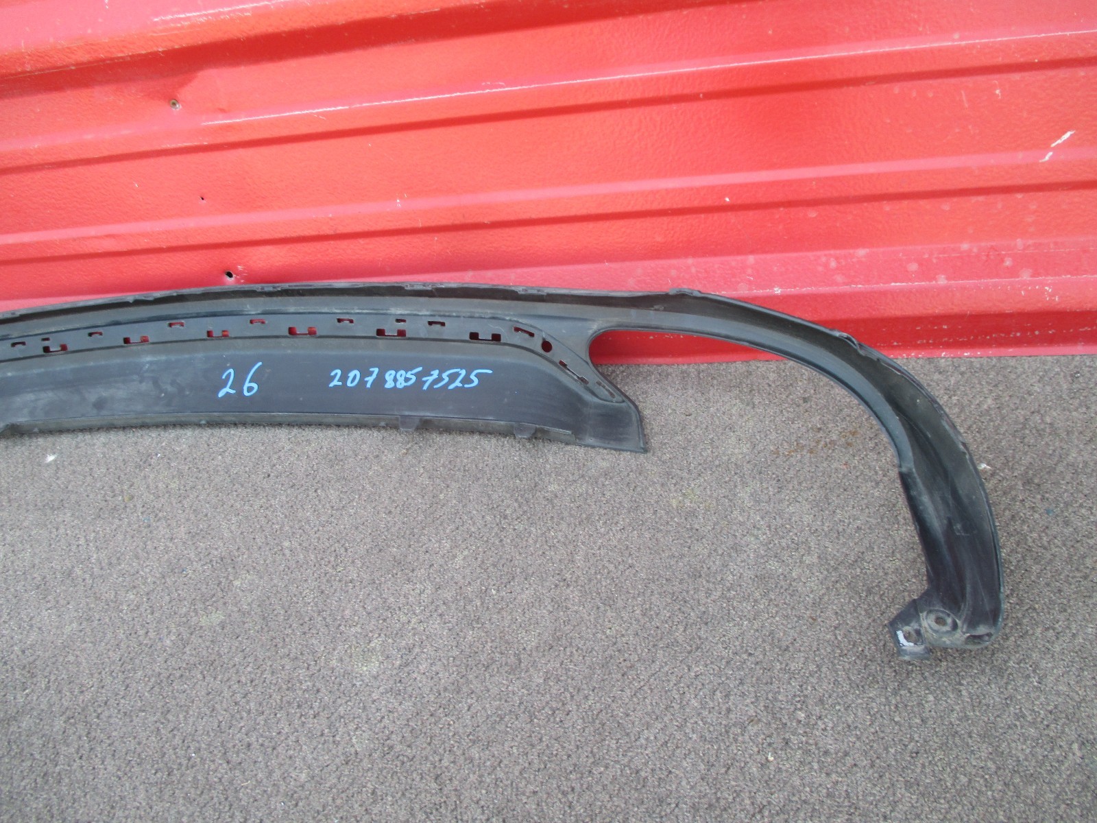 2014 2015 2016 14 MERCEDES E350 E550 COUPE REAR BUMPER VALANCE OEM ...