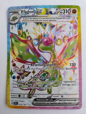 Flygon ex 222/191 Full Art Rare Pokémon Surging Sparks NM | eBay