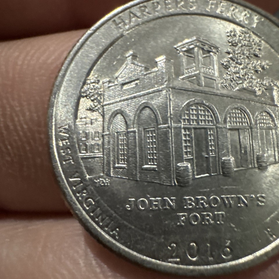 2016-D Harpers Ferry Quarter RARE Mint Error | Circulated Collector ...