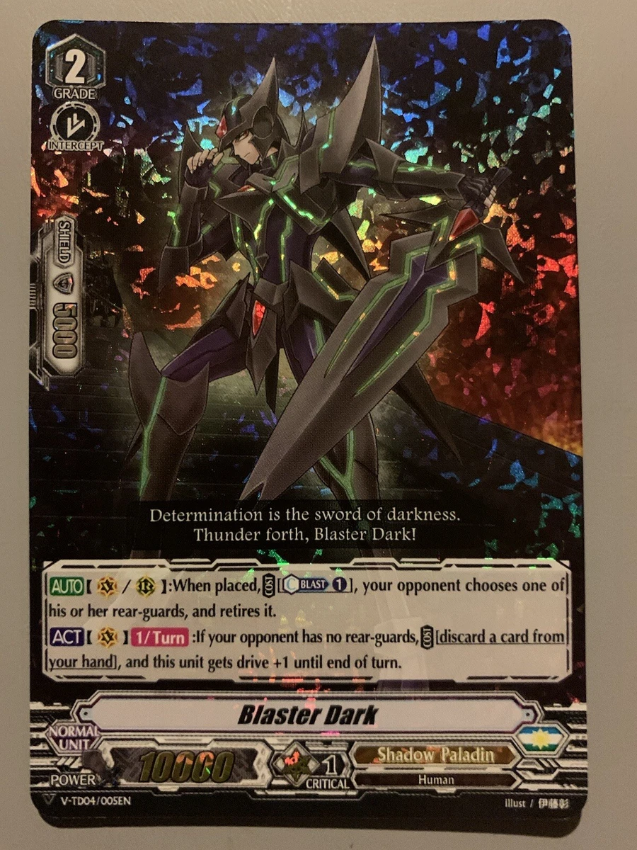 Cardfight Vanguard Blaster Dark Card