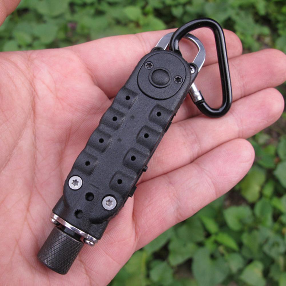 Multifunction Carabiner Screwdriver LED Light Outdoor Camping Survival ...