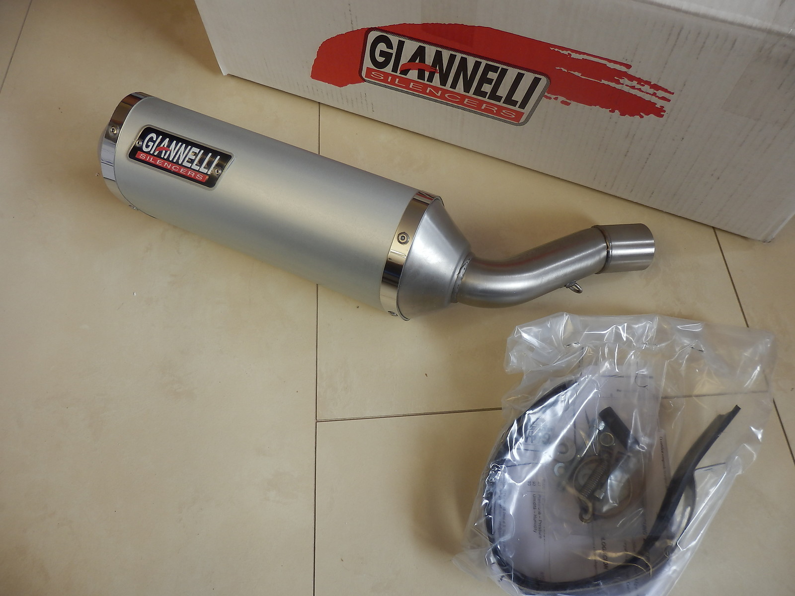 Hornet CB 600 F PC41 2007- GIANELLI Ipersport Slip on ALU Auspuff ABE ...