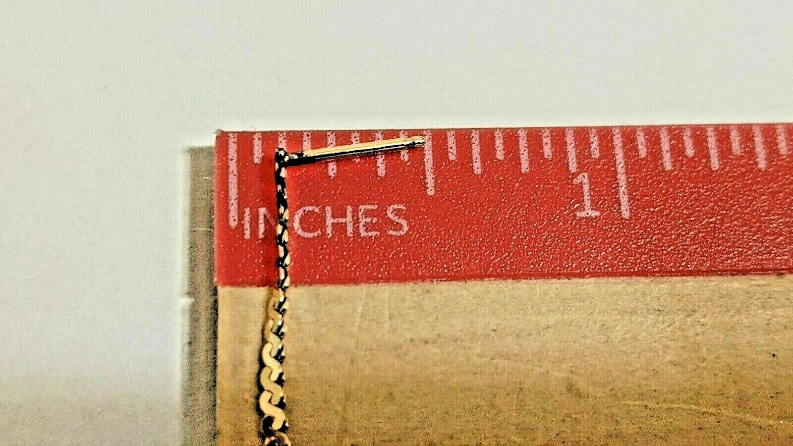 14K YELLOW GOLD SCISSOR EARRING JUST 1 WEIGHS 0.7 GRAMS SIGNED ...