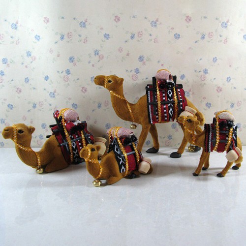 1:12 Scale 1/6 Dollhouse Mini Stand Up Camel Model Simulation Plush ...
