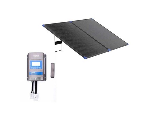 Kings 200W Folding Solar Panel Up to 16.67A at 12V+ 20A MPPT Solar ...