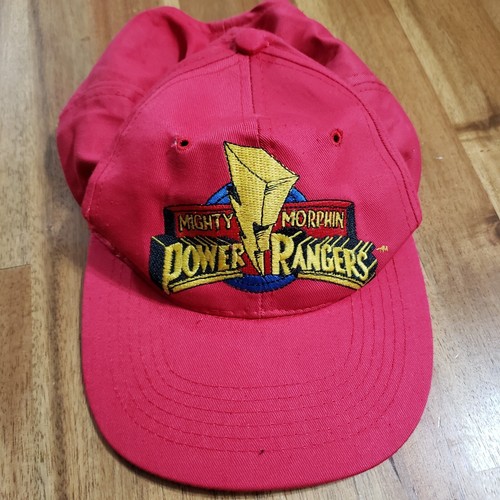 Vtg Rare 1994 Saban Mighty Morphin Power Rangers Snapback Hat Cap Red ...