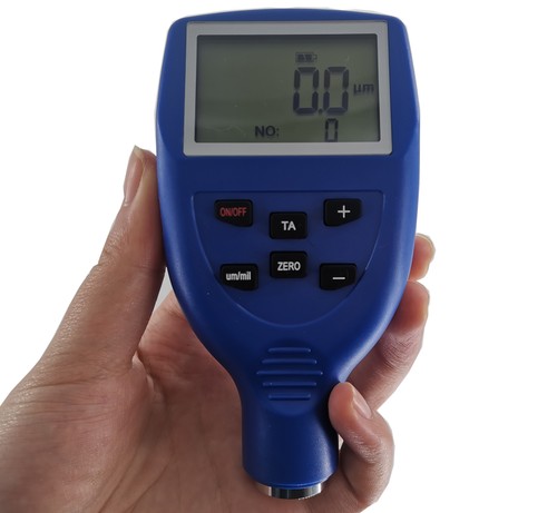 Coating Thickness Gauge Meter Tester Fe NFe for Paint Powder Plastic ...
