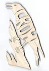 Crow Bird laser cut wood Magnet | eBay