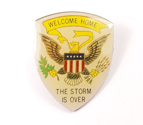 Pin's Pins USA Welcome Home The Storm is Over Guerre du Golfe US Army ...