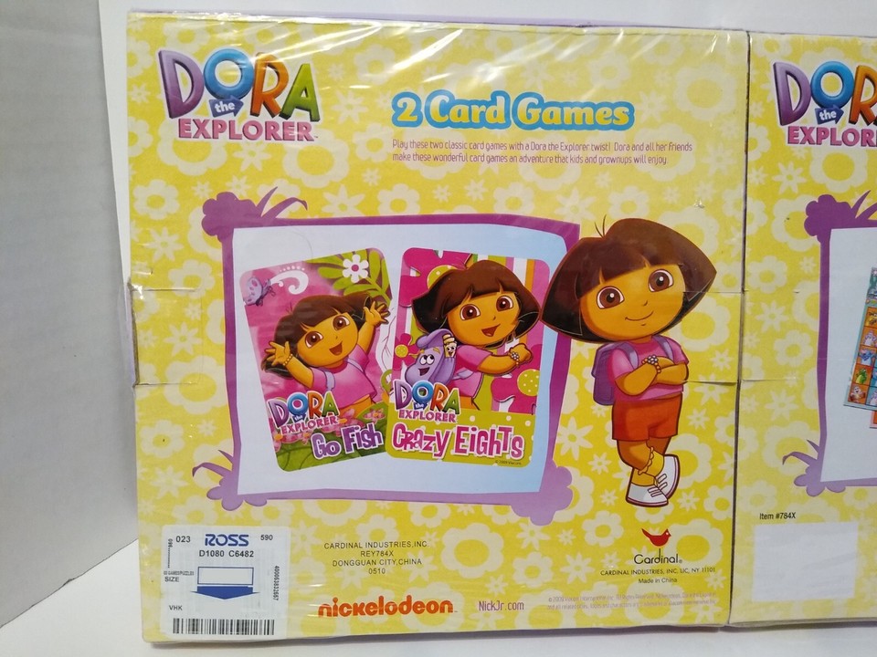 Dora the Explorer - Dora Games 3 Pack - Checkers/Bingo/Cards NEW! | eBay