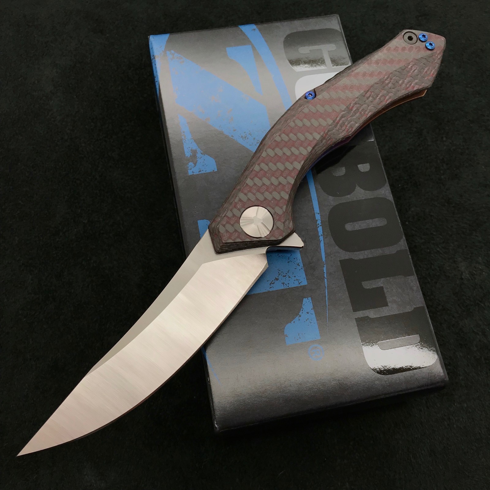 Zero Tolerance ZT 0462 Folder ZT0462 20CV Steel w/ Carbon Fiber w/ Wyo ...