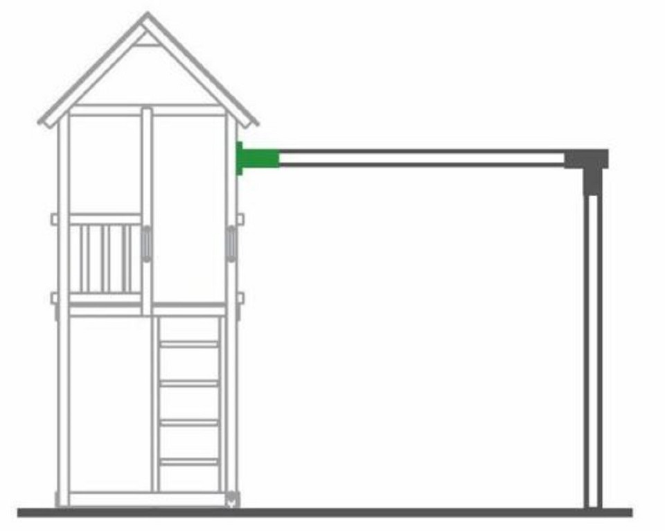 SWING CORNER METAL BRACKET SQUARE/ROUND FOR WOODEN CLIMBING FRAME ...