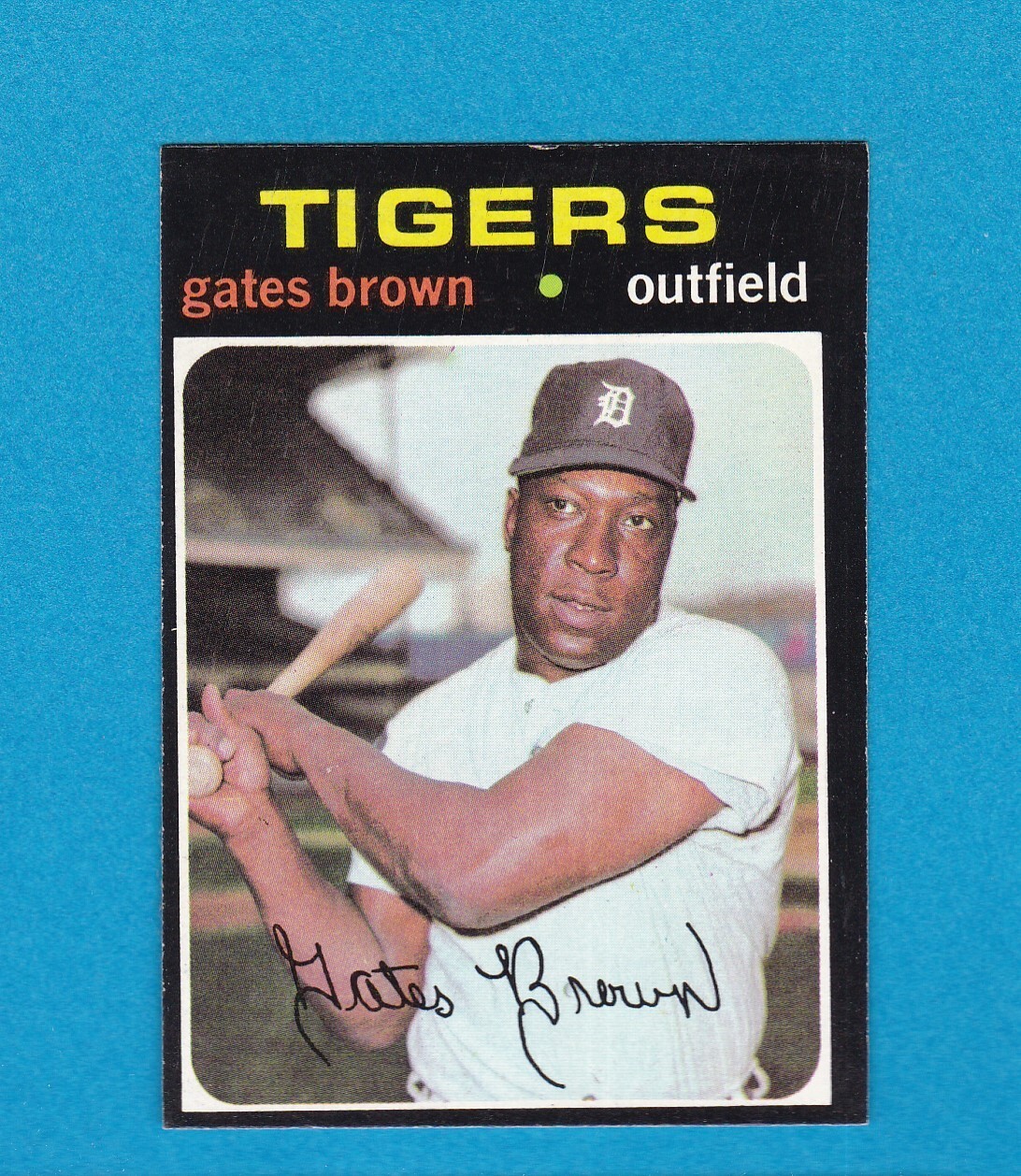 1971 TOPPS BASEBALL SET BREAK 503 GATES BROWN TIGERS NM+ | eBay