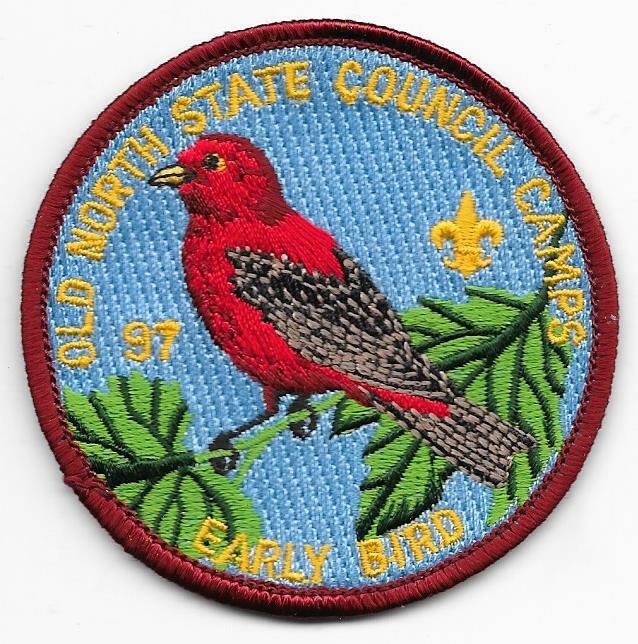 1997 Camp Cherokee Early Bird Old North State Council Carolina Boy ...